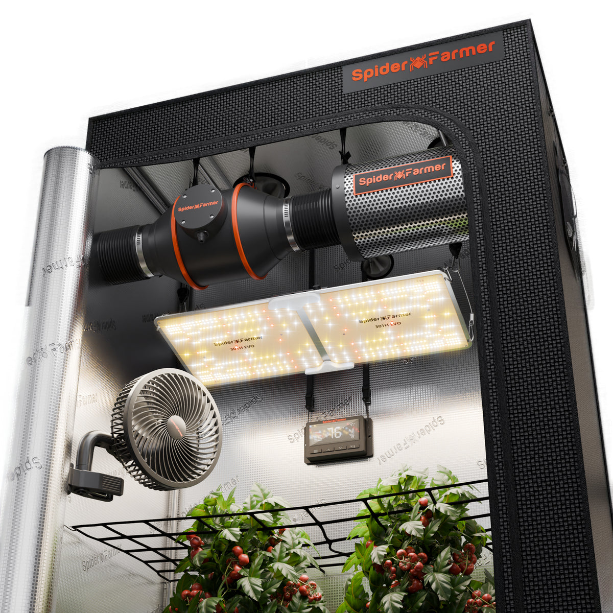 Spider Farmer: LED Lampen, Abluftsets & Growbox Sets | GoGrow.de